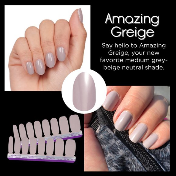 Color Street | Makeup | Amazing Greige Color Street Dry Nail Polish ...